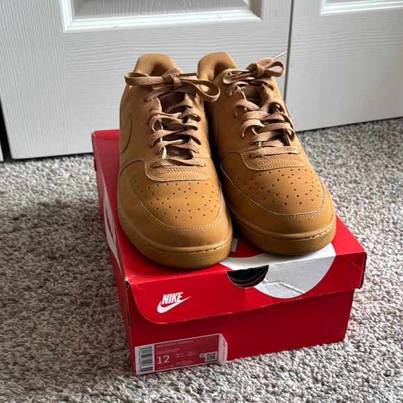 Nike | Shoes | Nike Tan Suede Sneakers Classic Lowtop Design | Poshmark